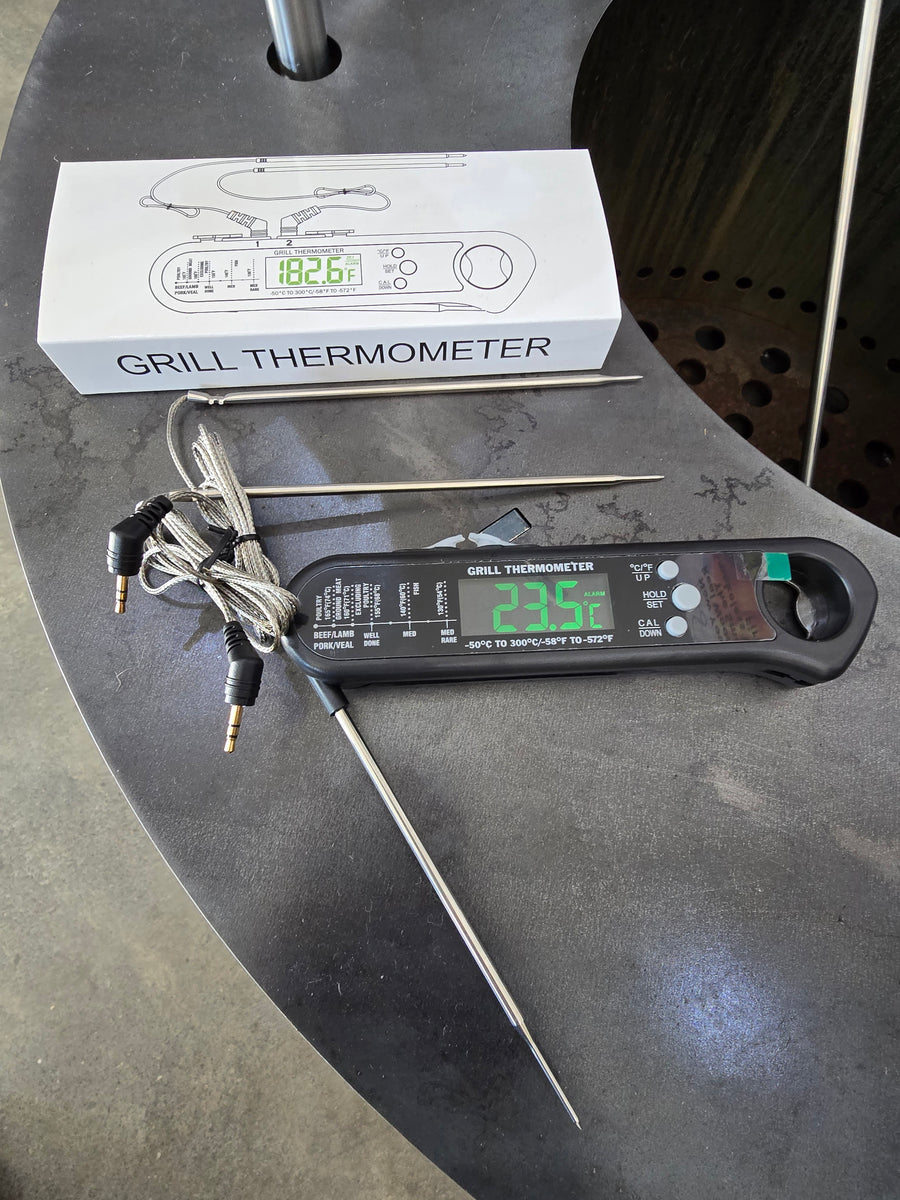 Instant Read Temperature Probe with 2 External Probes – Barbecue B.O.I.