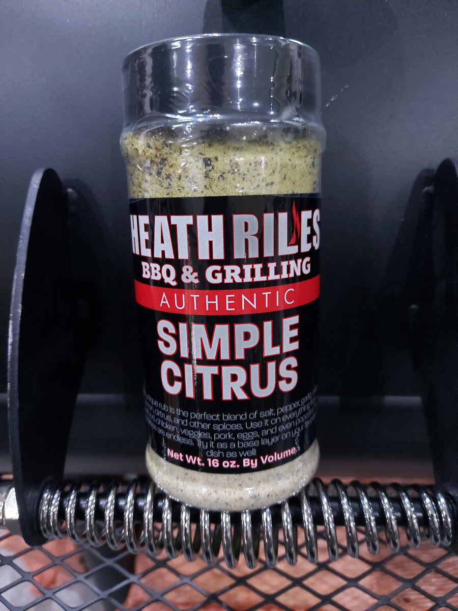 Simple Citrus Rub 16oz by Heath Riles – Barbecue B.O.I.