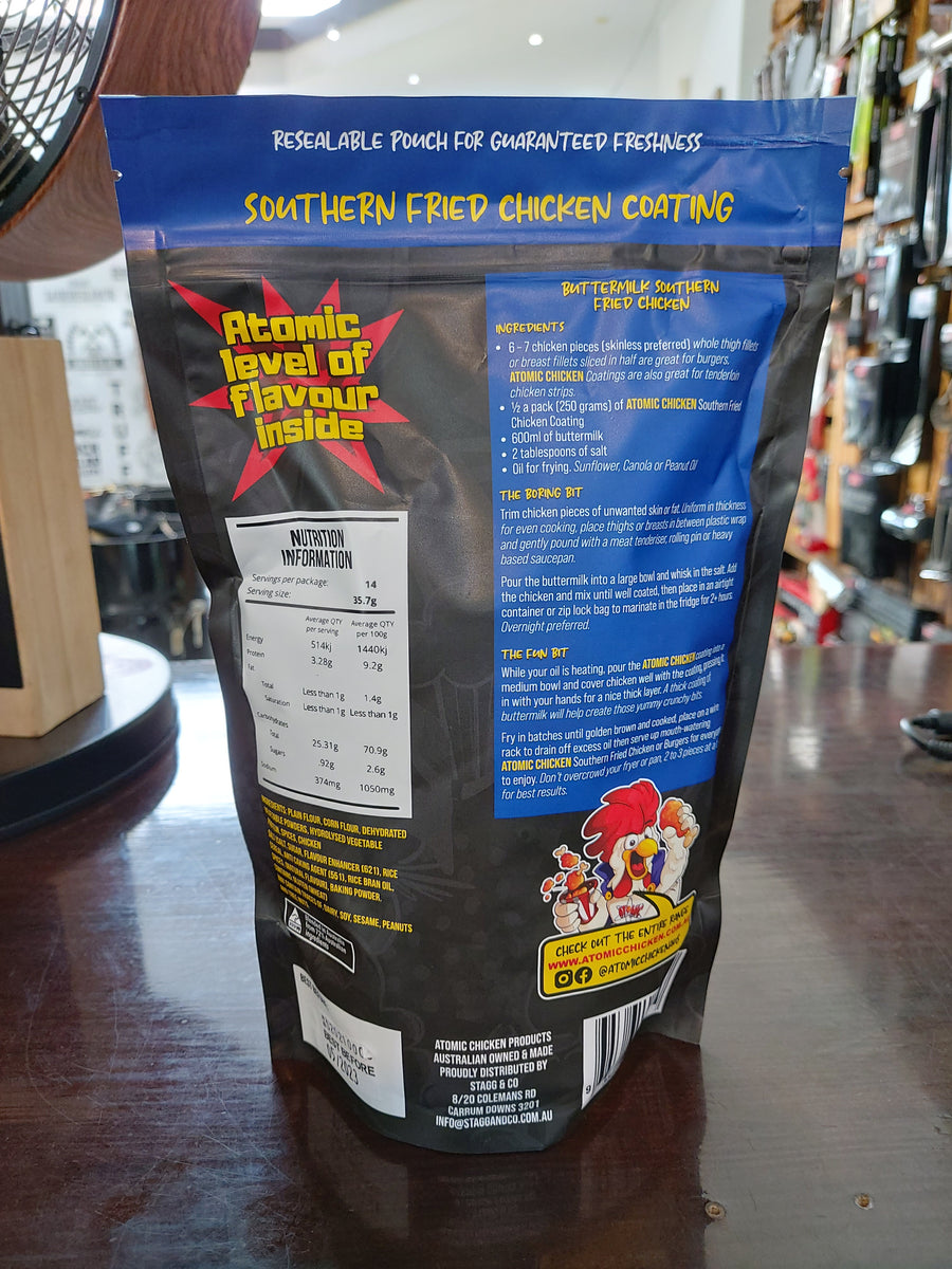 Southern Fried Chicken Coating 500g by Atomic Chicken – Barbecue B.O.I.