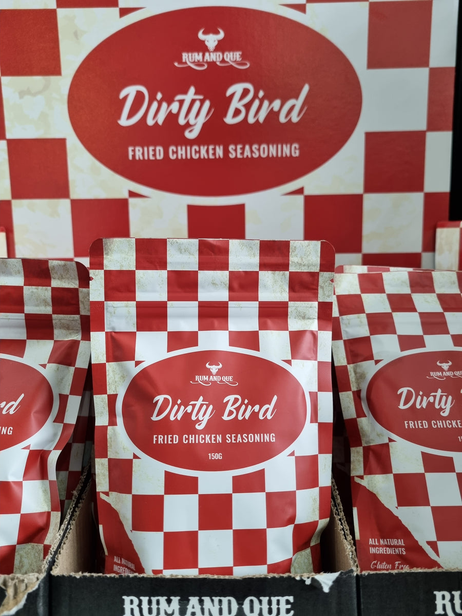 Dirty Bird Fried Chicken Seasoning by Rum & Que – Barbecue B.O.I.