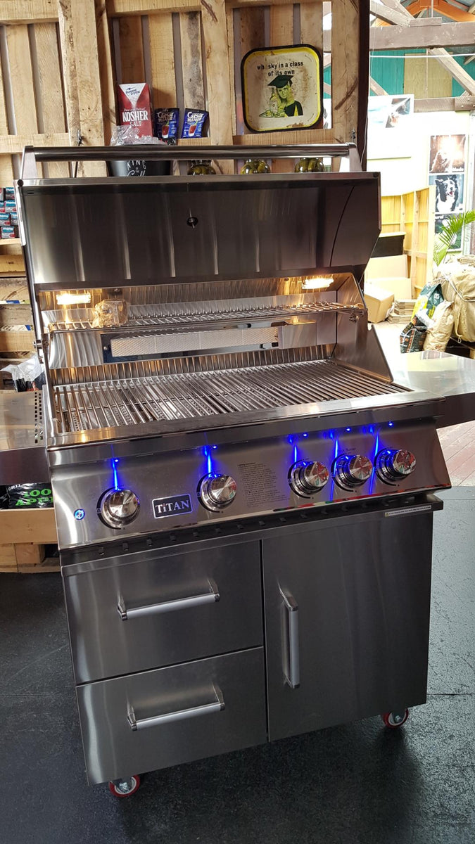 Titan Bonfire 4 304 Stainless Steel Barbecue – Barbecue B.O.I.